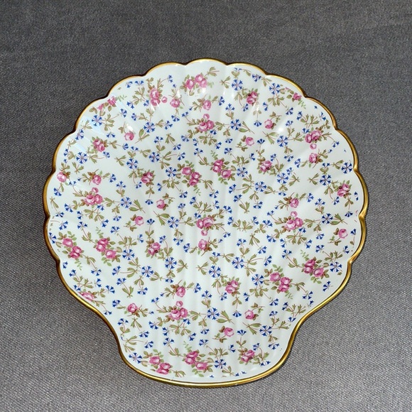 Limoges France | Kitchen | Vintage 24k Gold Rim Limoges Scalloped ...